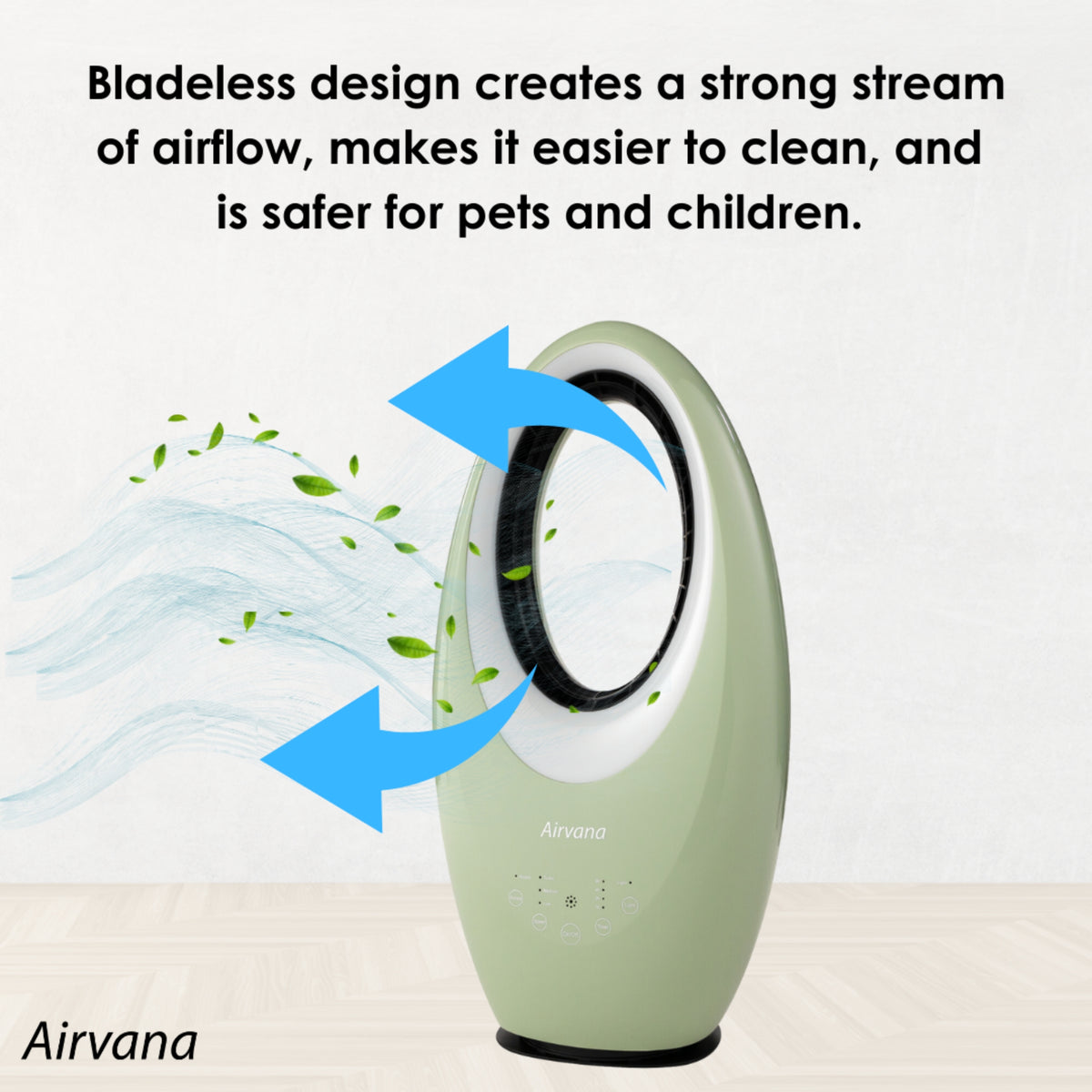 Airvana Bladeless Vortex Fan with Filter and Remote AV1700FAN – airvana-air